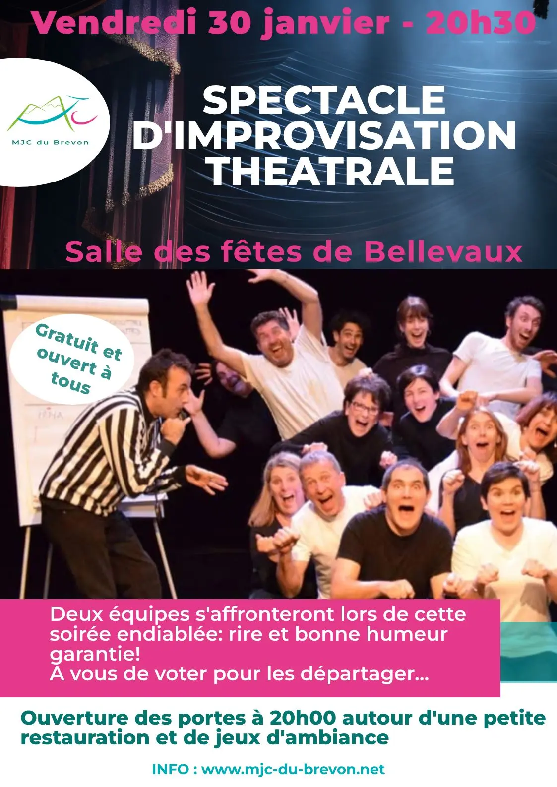 Spectacle d’improvisation théâtrale (Bellevaux) | Haute-Savoie Mont-Blanc