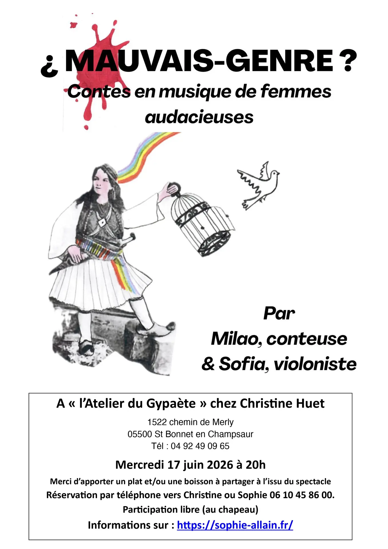 Mauvais-Genre – Contes en musique de femmes audacieuses (Saint-Bonnet ...