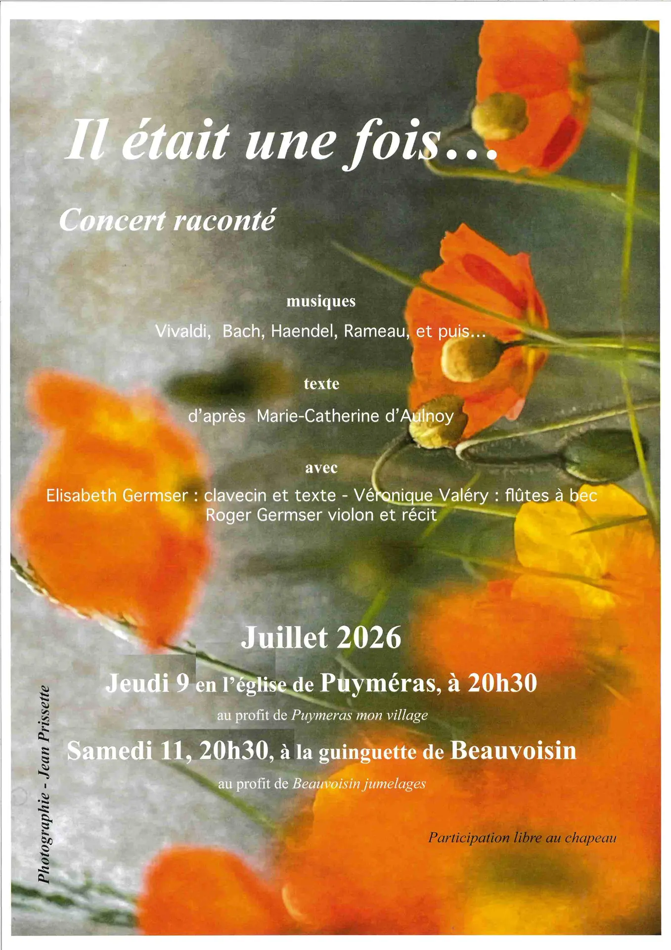 “Once upon a time…” – a narrated concert (Puyméras) | Provence-Alpes ...