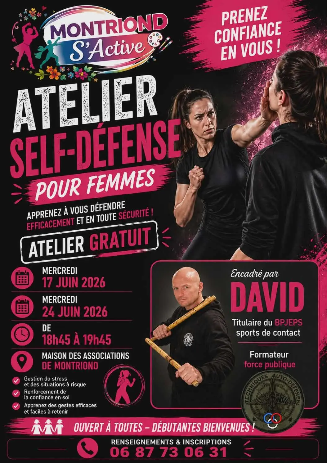 Atelier self-défense pour femmes. (Montriond) | Haute-Savoie Mont-Blanc