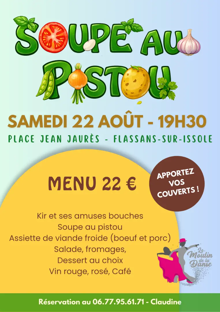 Soupe au pistou du moulin de la danse (Flassans-sur-Issole) | Provence ...