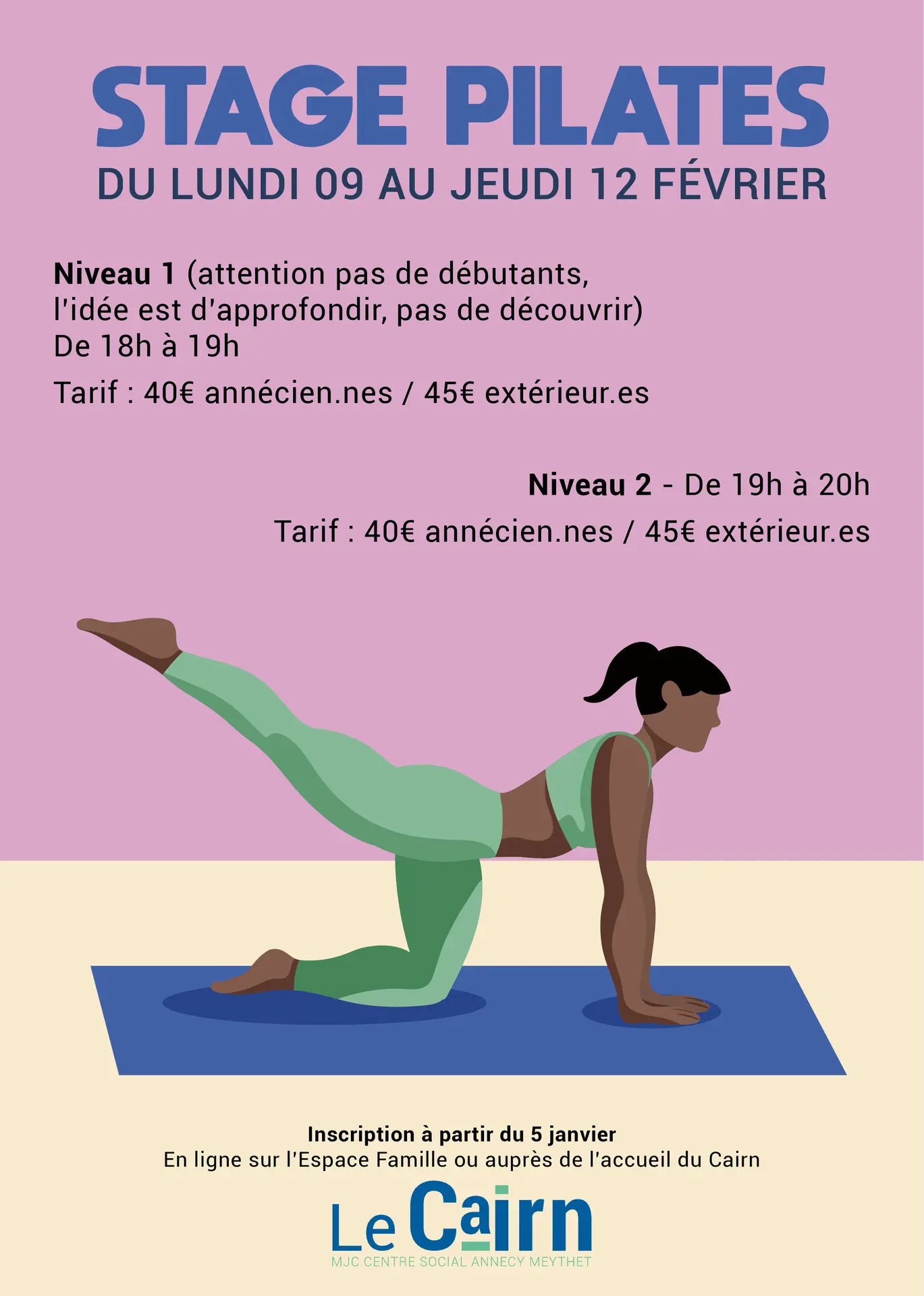 Stage de pilates pour adultes (Annecy) | Haute-Savoie Mont-Blanc
