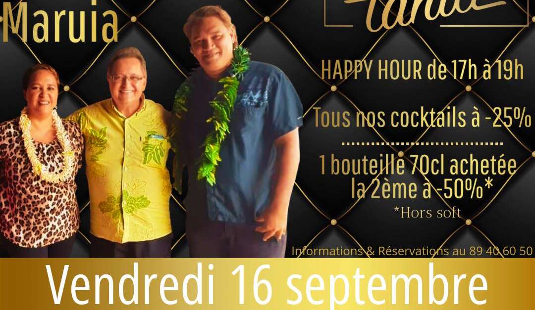 Kalou, Maruia & Danny Concert – Lux Tahiti (Papeete) | Tahiti Tourisme ...