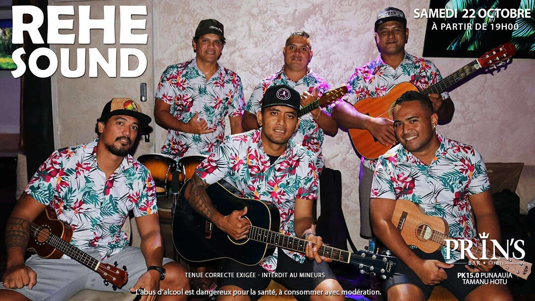 Concert Rehe Sound – Prin’s Bar Tahiti (Punaauia) | Tahiti Tourisme ...