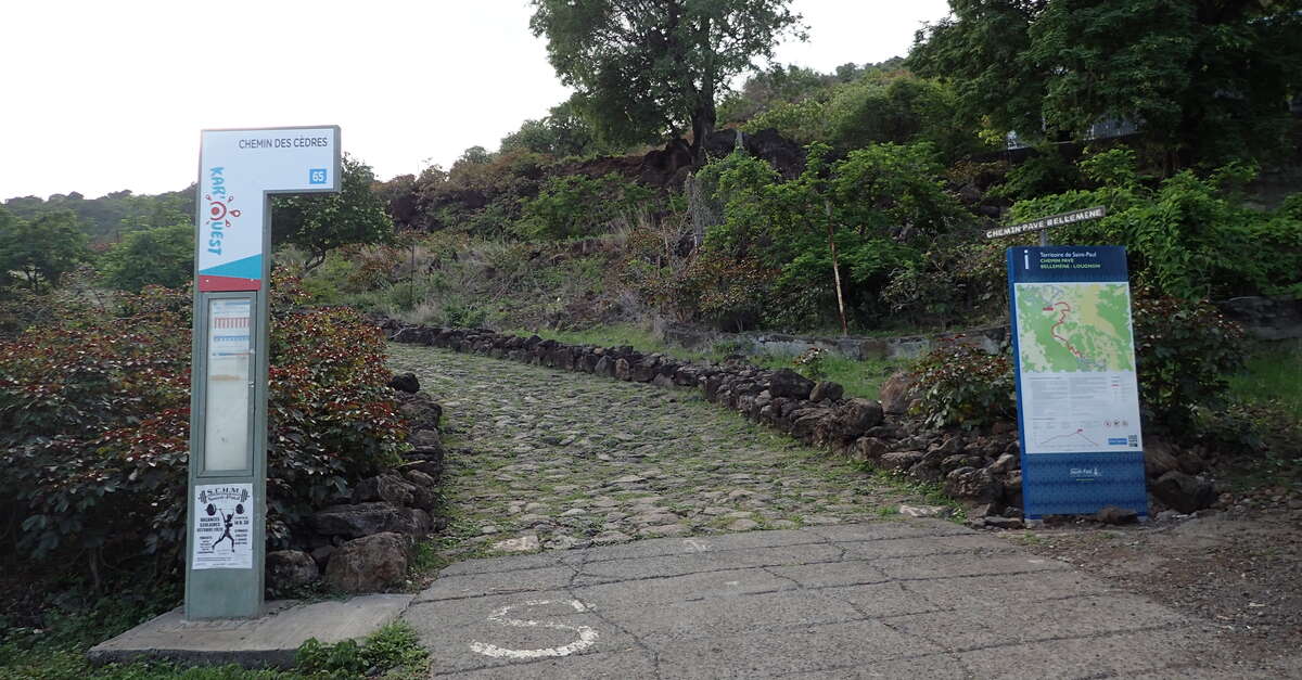 Chemin pavé Bellemène – Lougnon (Saint-Paul) | Île de la Réunion Tourisme