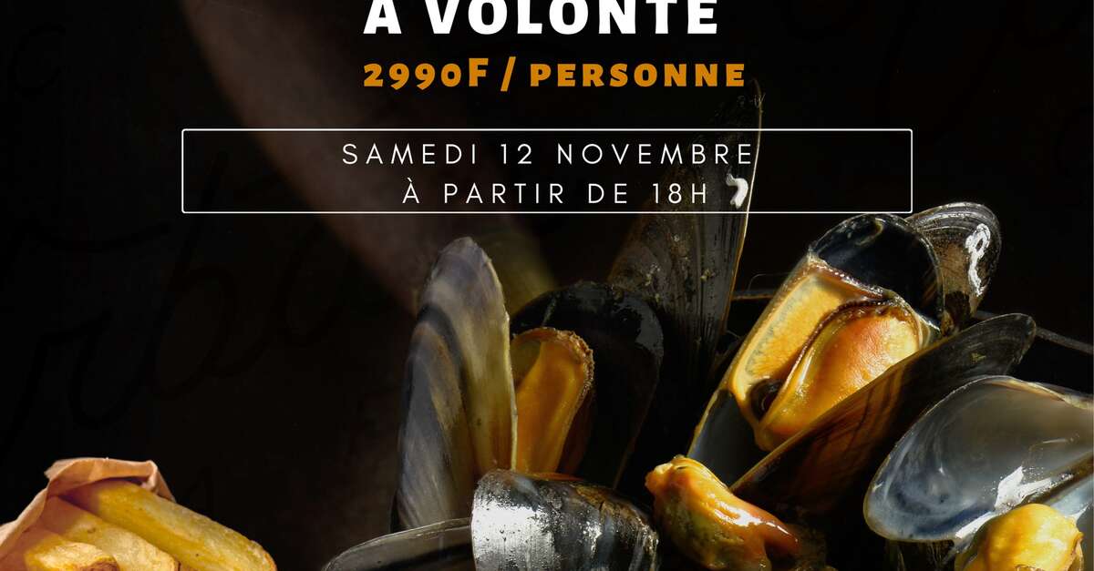 Moules frites à volonté – Urban Café (Papeete) | Tahiti Tourisme PF
