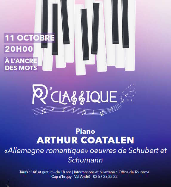 R'Classique : Piano - Arthur Coatalen - Erquy | Touristeninformation ...