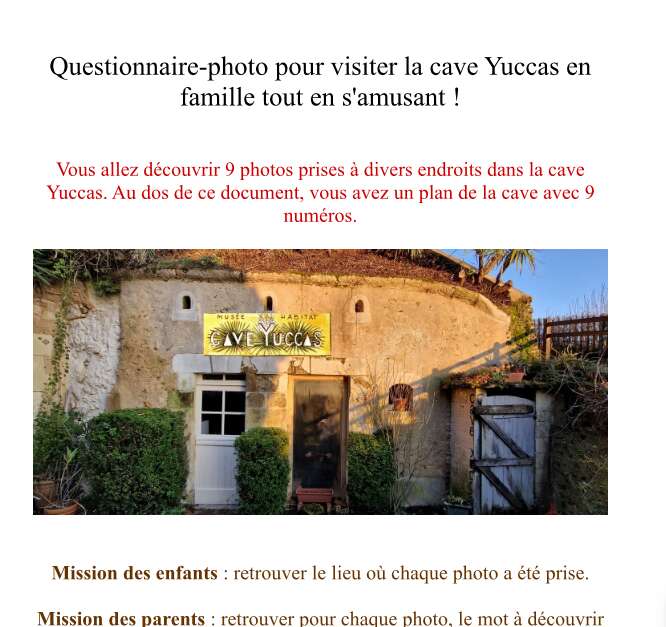 Amuz’trôo spécial Cave Yuccas (Troo) | Office de Tourisme de Vendôme