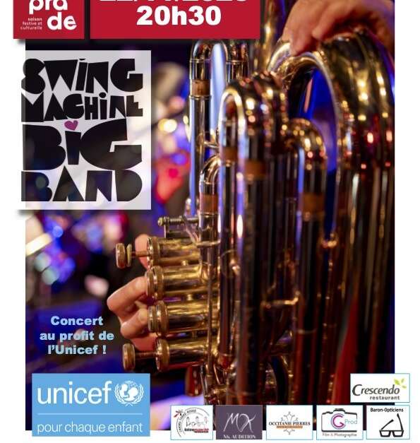 Concert : Swing Machine Band pour Unicef (Pradines) | Tourisme Lot