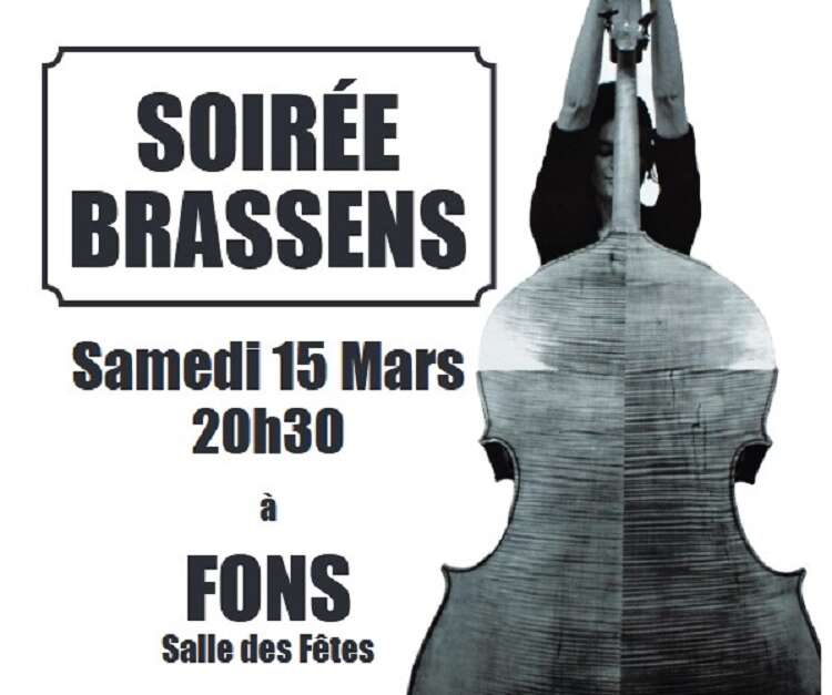 Concert à Fons : soirée Brassens avec Contrebrassens (Fons) | Tourisme Lot