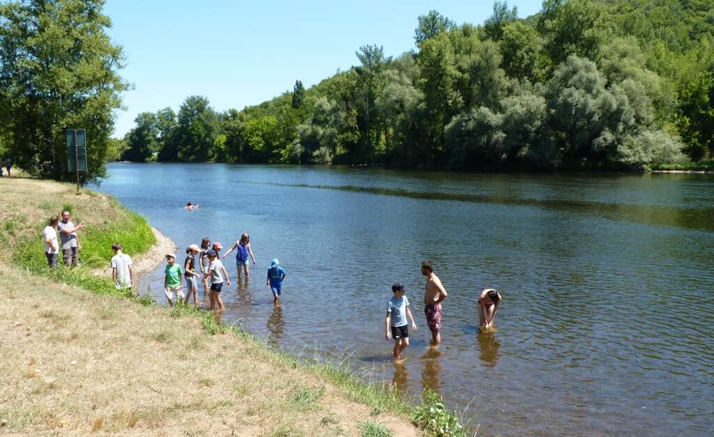Baignade à Vayrac dans la rivière Dordogne (Vayrac) | Tourisme Lot