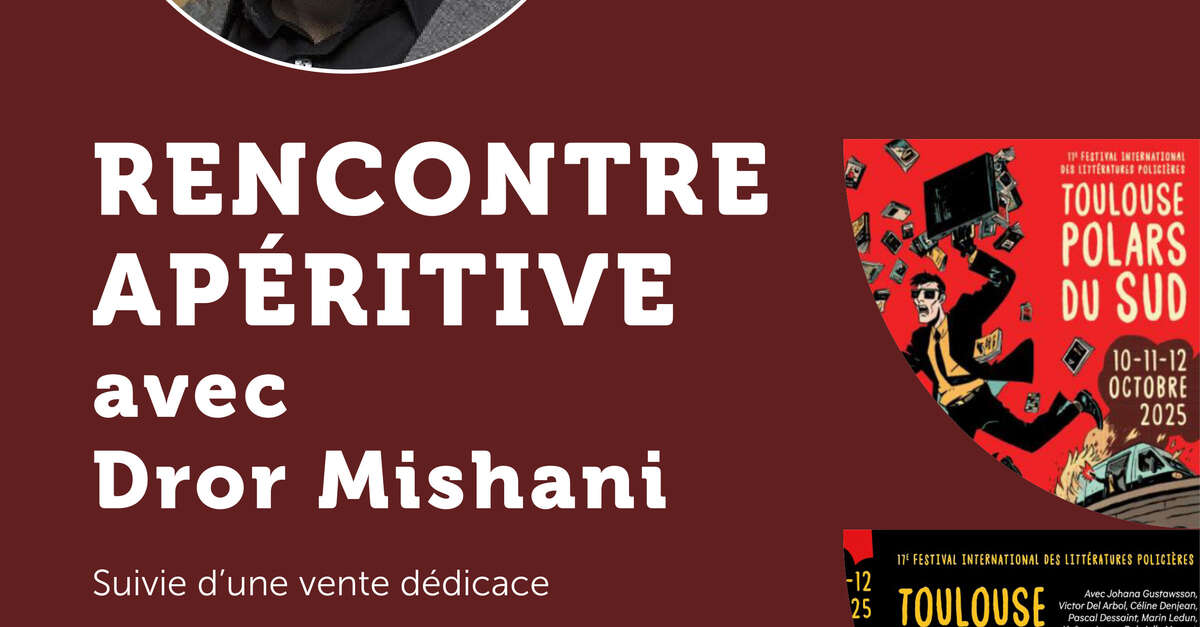 Rencontre apéritive avec l’auteur Dror Mishani à la Médiathèque de ...