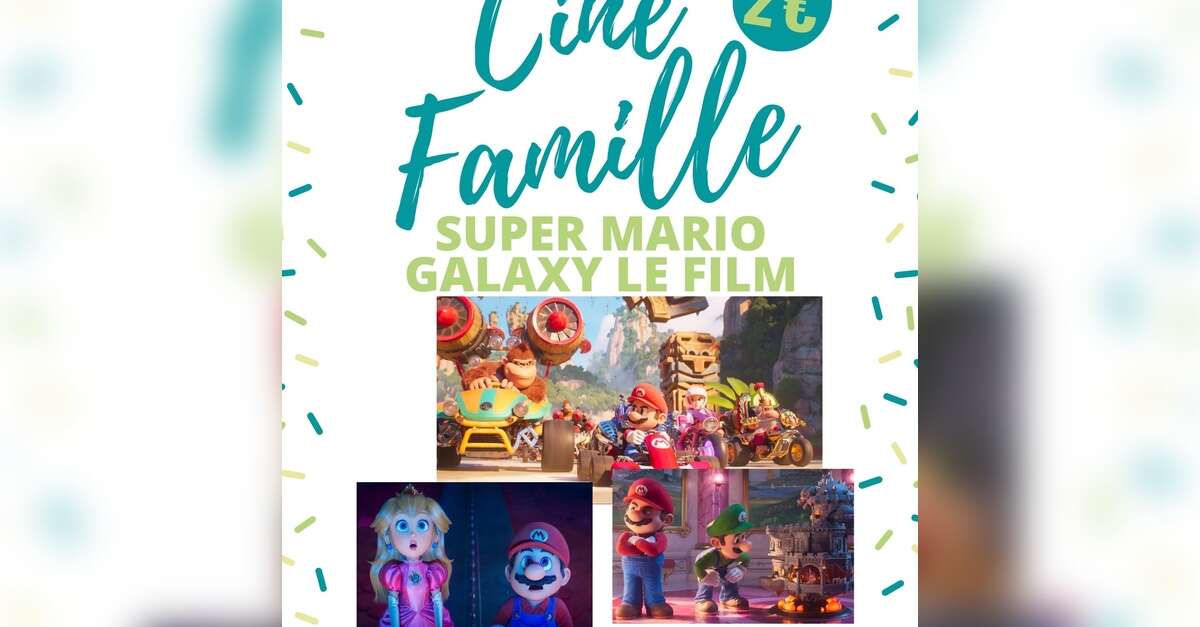 Ciné famille « Super Mario Galaxy, le film » (Hauteville-sur-Mer ...