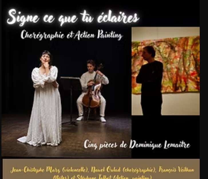 Chorégraphie et action painting : Signe ce que tu éclaires (Longueville ...