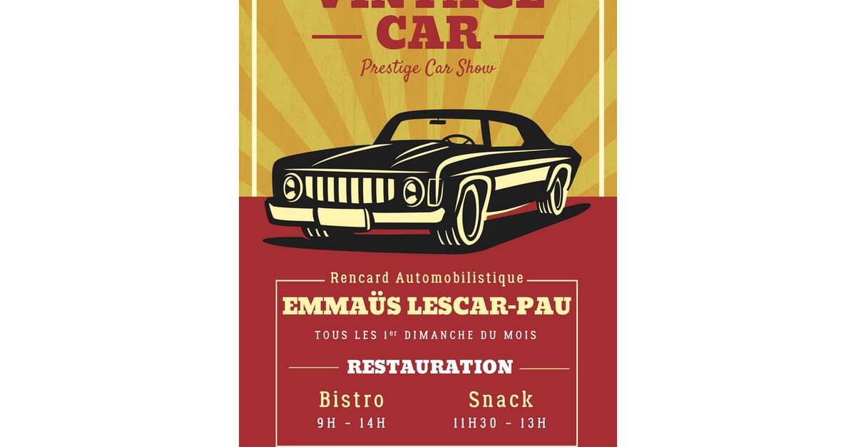 Exposition « vintage car » (Lescar) | Pau Pyrénées Tourisme