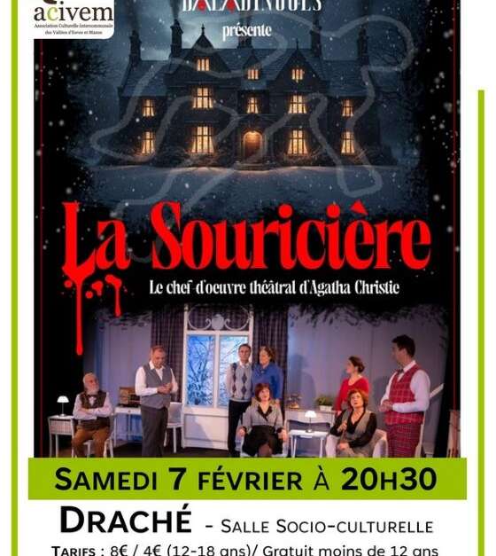 Spectacle de théâtre “La souricière” d’Agatha Christie (Draché ...