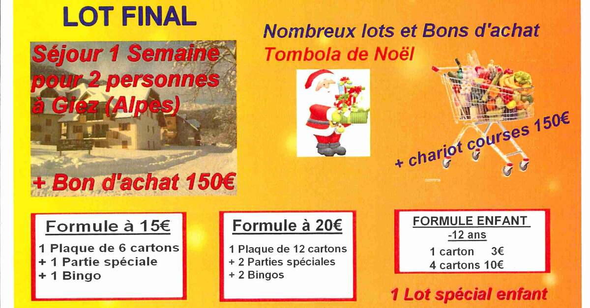 Loto de Noël (Montrichard) | Touraine Val de Loire