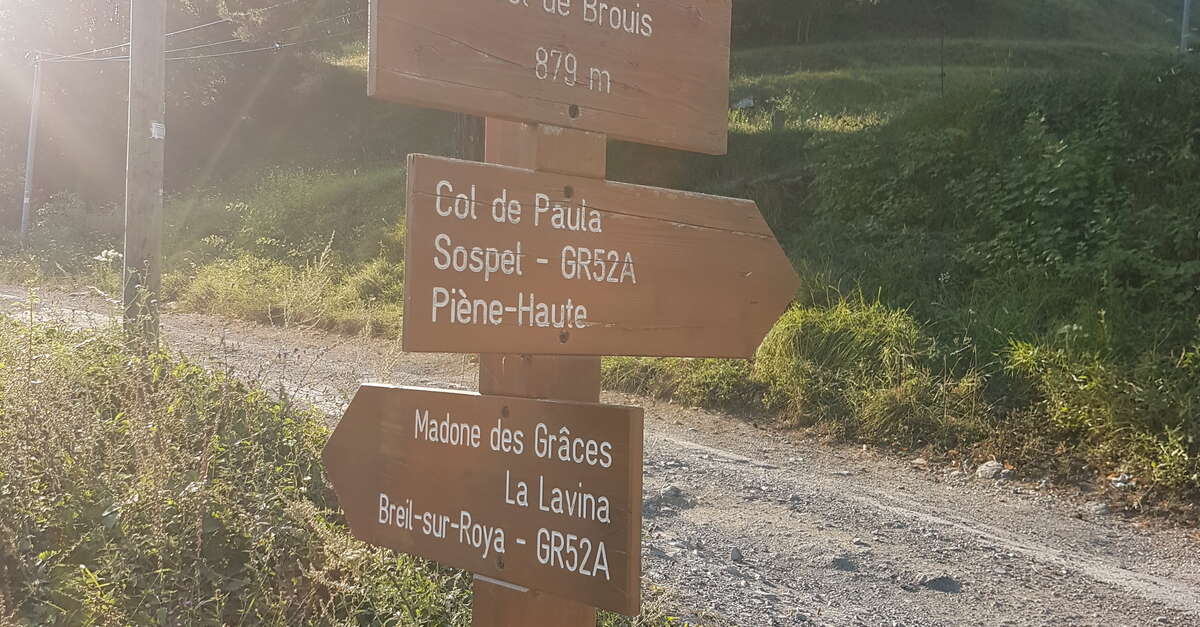 Mountainbike-Tour (AE) col de Brouis-panoramic of mont Grazian (Breil-sur-Roya ...