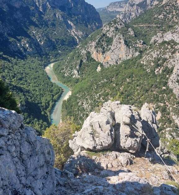 Sur la rive gauche du Verdon avec Reliefs (Aiguines) | Intense Verdon
