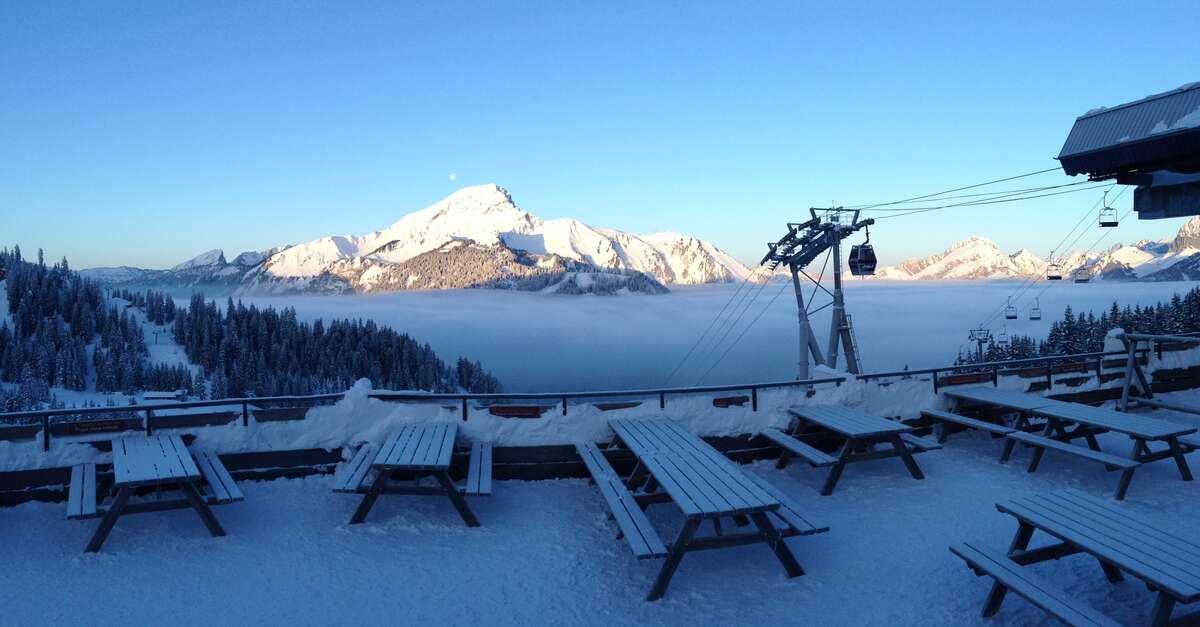 Restaurant d’altitude La Terrasse du Morclan (Châtel) | Portes du Soleil