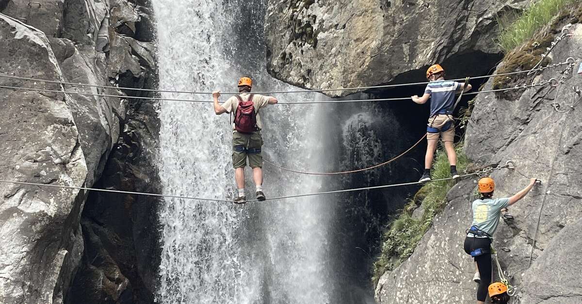 Via ferrata delle cascate di Bérard (Saint-Gervais-les-Bains) | Haute ...