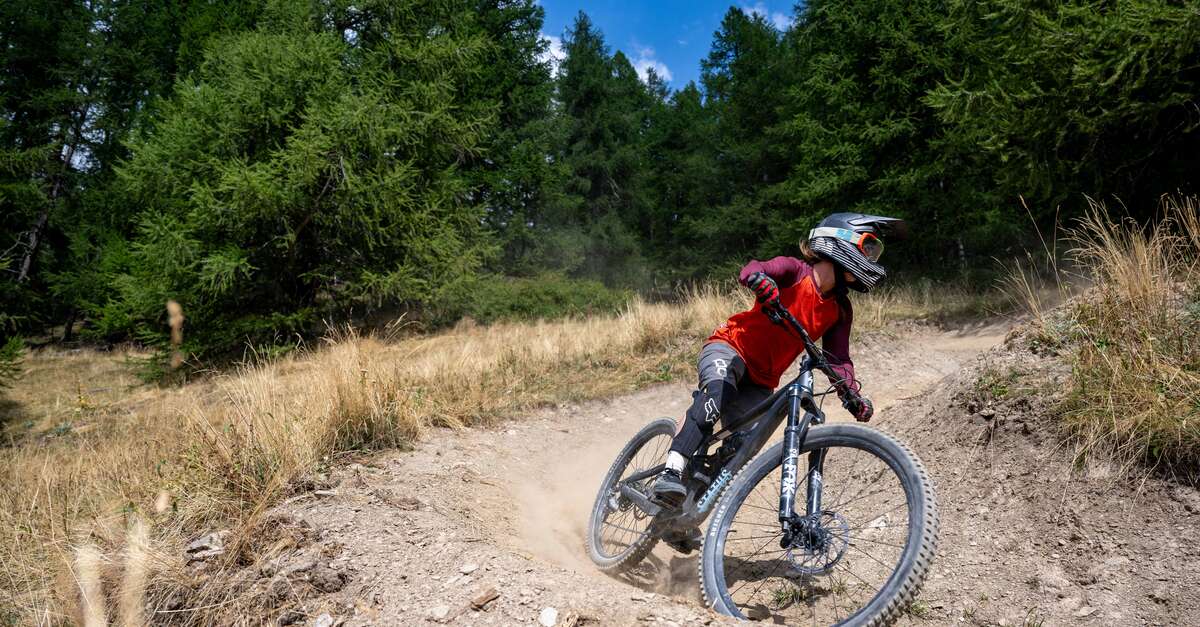 Itinéraire bike park piste verte « La Gilly » (Abriès-Ristolas ...