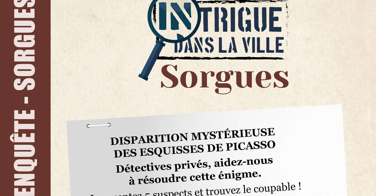Intrigue dans la ville® : Jeu de piste familial pour découvrir Sorgues ...