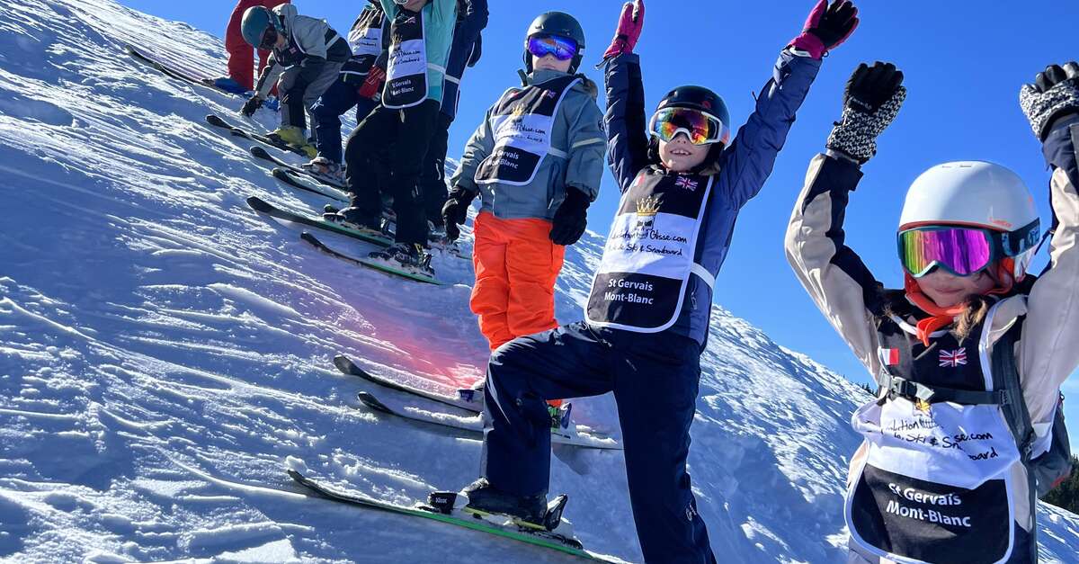 Group ski lesson – Révolution Glisse | Saint-Gervais Mont-Blanc