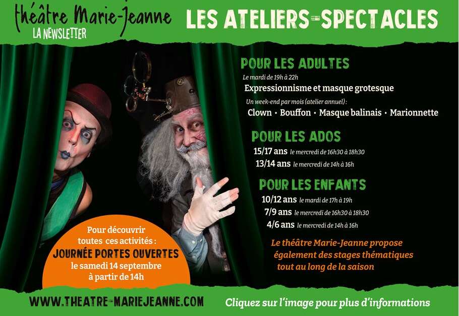 Les ateliers-spectacles du théâtre de Marie-Jeanne (Marseille 6ème ...