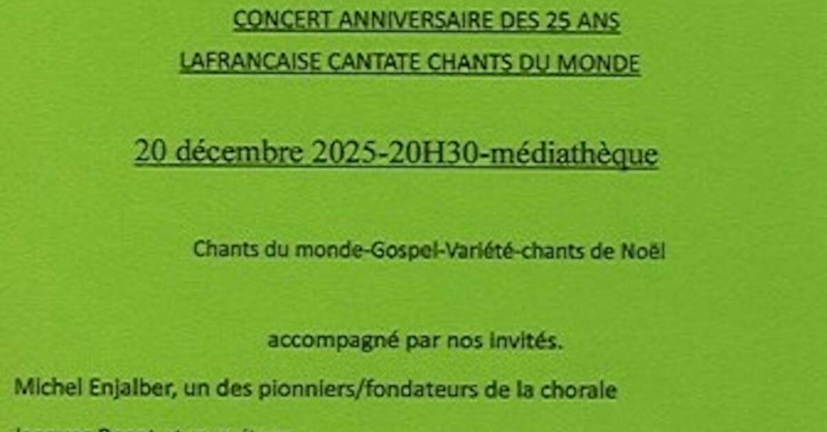 Concert par Lafrançaise Cantate (Lafrançaise) | Tarn-et-Garonne Tourism