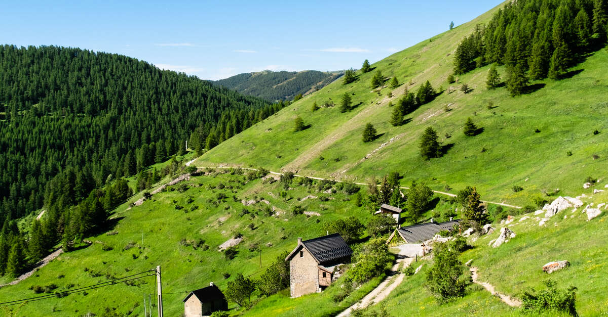 Parcours VTT – Boucle des Hameaux – Rouge (Valberg, Péone) | Provence ...