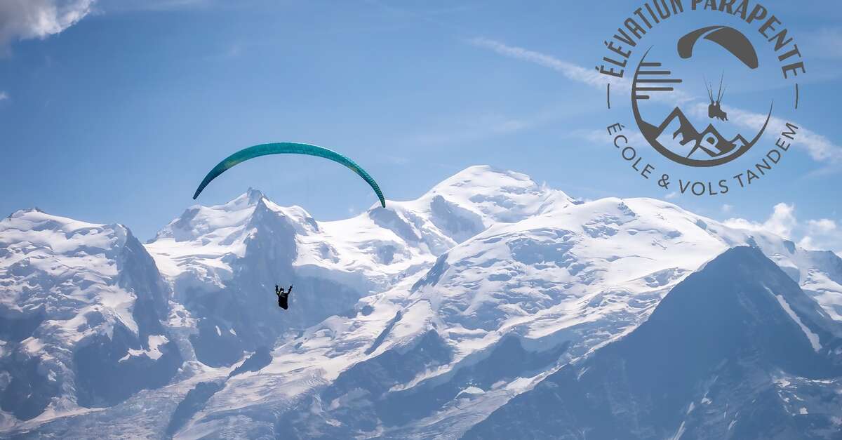Baptême de parapente à ski avec Elévation Parapente (Passy) | Haute ...