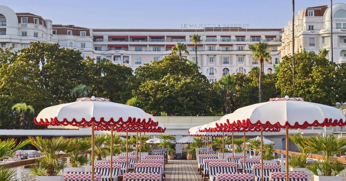 Ciro’s Cannes, The private beach of Majestic (Cannes) | Côte d’Azur ...