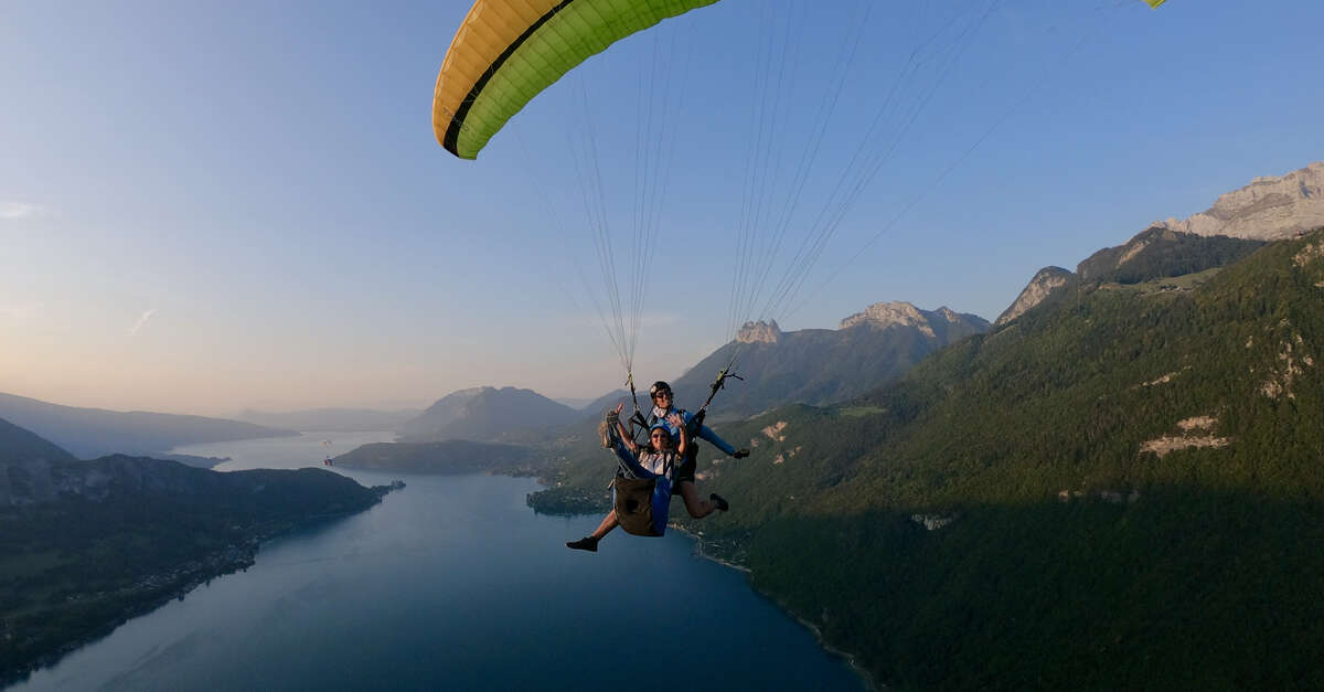 Vol découverte en parapente avec k2 Parapente (Doussard) | Haute-Savoie ...