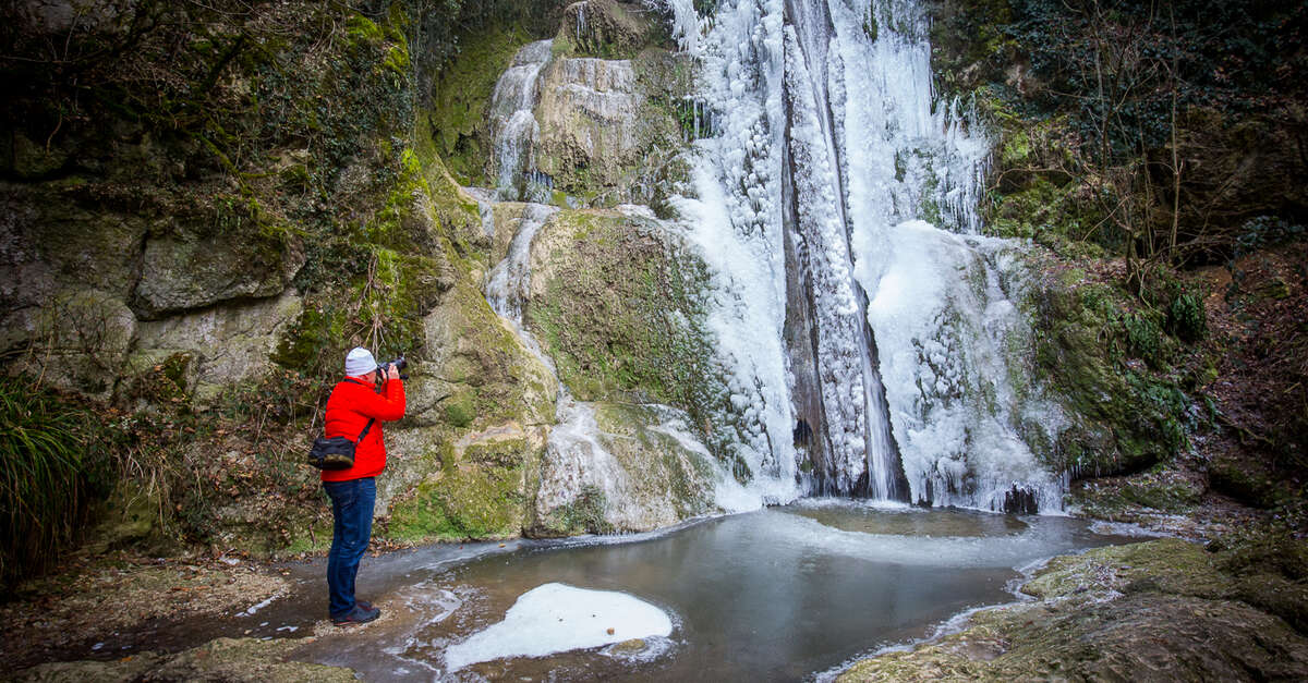 La cascade de la Vallière, Vallon des Faulx, ENS de l’Ain (Ceyzériat) | L'Ain