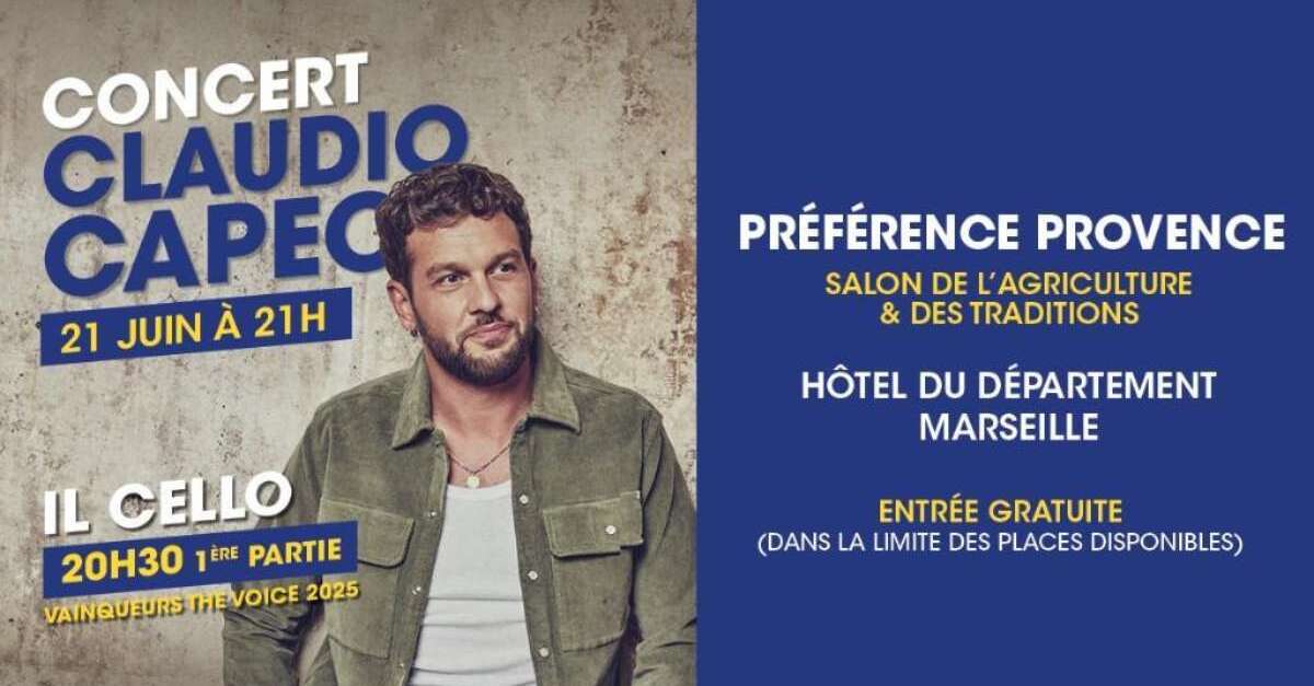 Claudio Capéo pour la fête de la musique (Marseille 4ème) | Oficina de ...