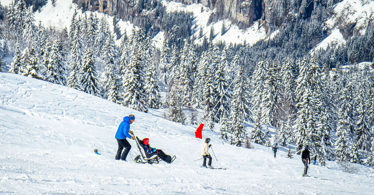 Tandem-ski Handiski (Flaine) | Haute-Savoie Mont-Blanc