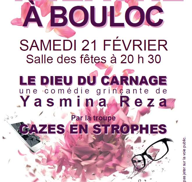 Soirée Théâtre «Le dieu du carnage» (Bouloc) | Turismo en Tarn-et-Garonne