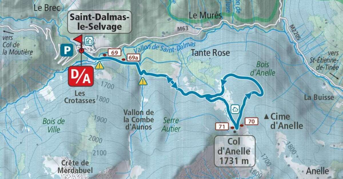 Snowshoe trekking Plateau D’Anelle (Saint-Dalmas-le-Selvage) | Côte d ...
