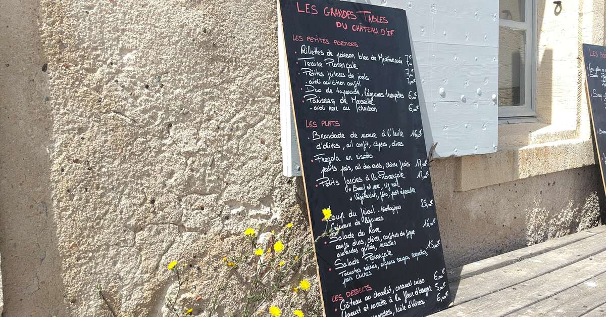 Les Grandes Tables du Château d’If (Marseille 7ème) | Office de ...