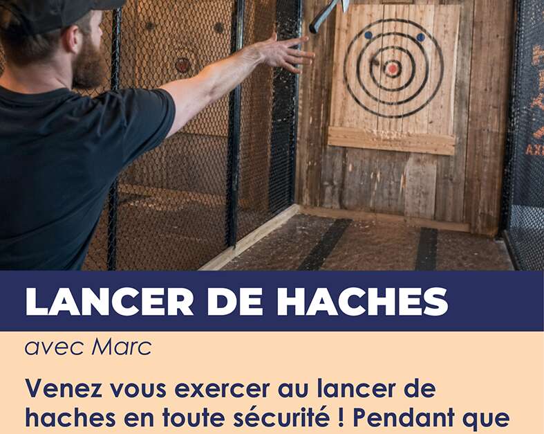 Axe throwing (Bernex) | Leman Mountains Explore