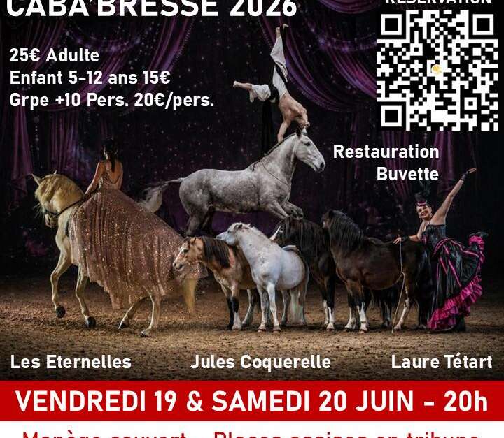 Spectacle équestre au Domaine Les Éternelles (Saint-Nizier-le-Bouchoux ...