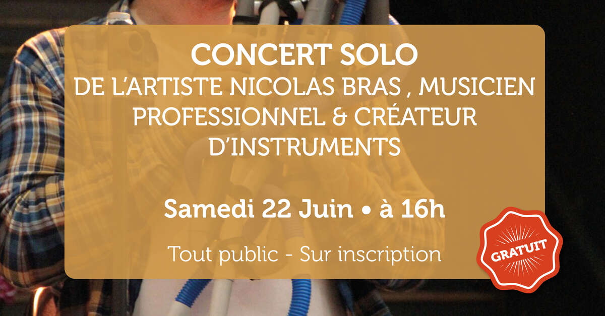 Concert solo de l’artiste Nicolas Bras (Carpentras) | Provence-Alpes ...