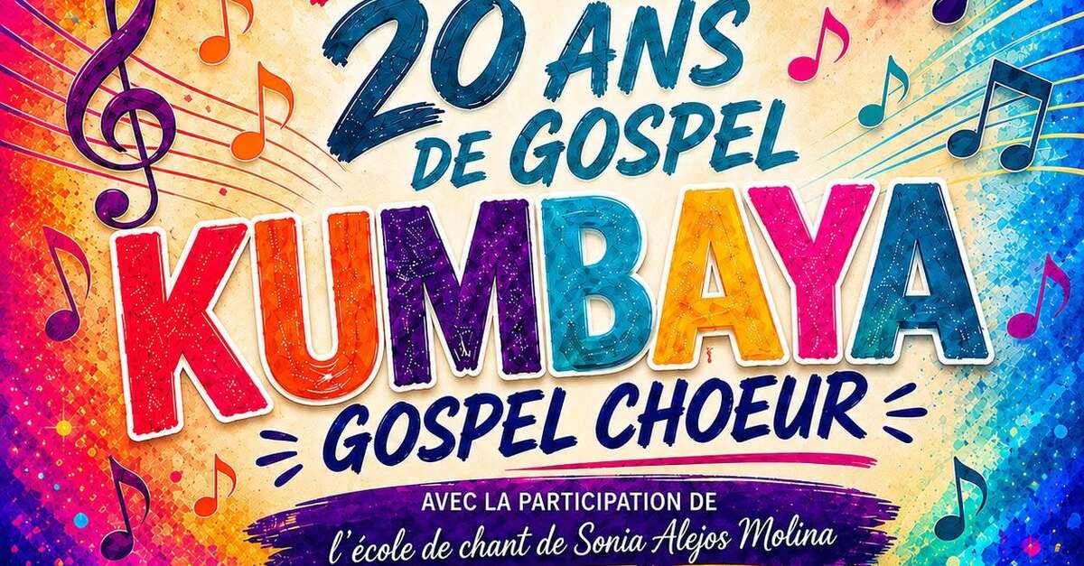 20 ANS DE JOIE 20 ANS DE GOSPEL KUMBAYA GOSPEL CHOEUR (Nègrepelisse ...