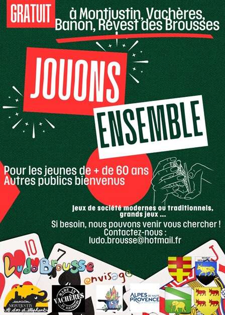« Jouons ensemble » à Vachères (Vachères) | Provence-Alpes-Côte d'Azur ...