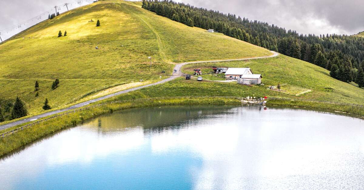 Le Lac de Joux depuis le Mont d’Arbois (Saint-Gervais-les-Bains ...
