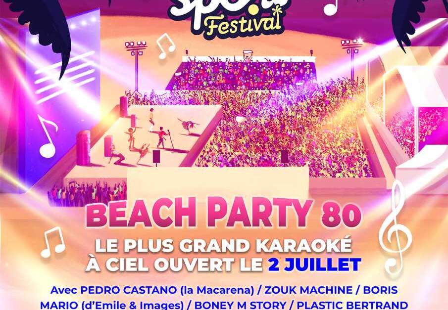 Concert Beach Party 80 – Beach Sport Festival 2024 (Saint-Laurent-du ...