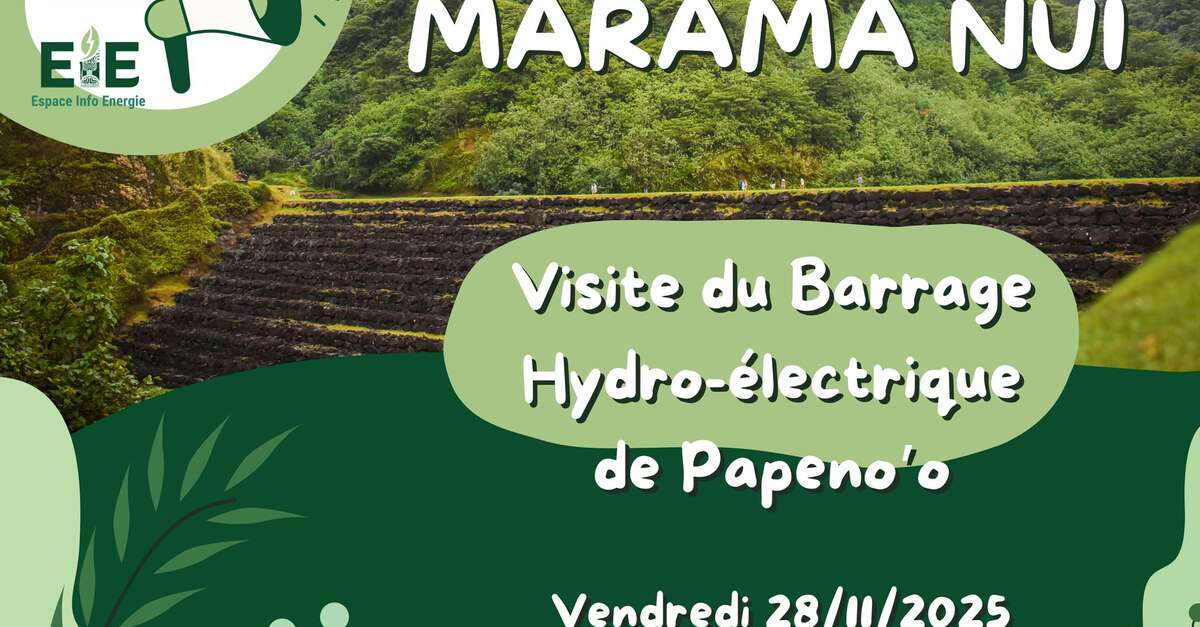 Visite du Barrage Hydro-électrique de Papeno’o (Papenoo) | Tahiti ...