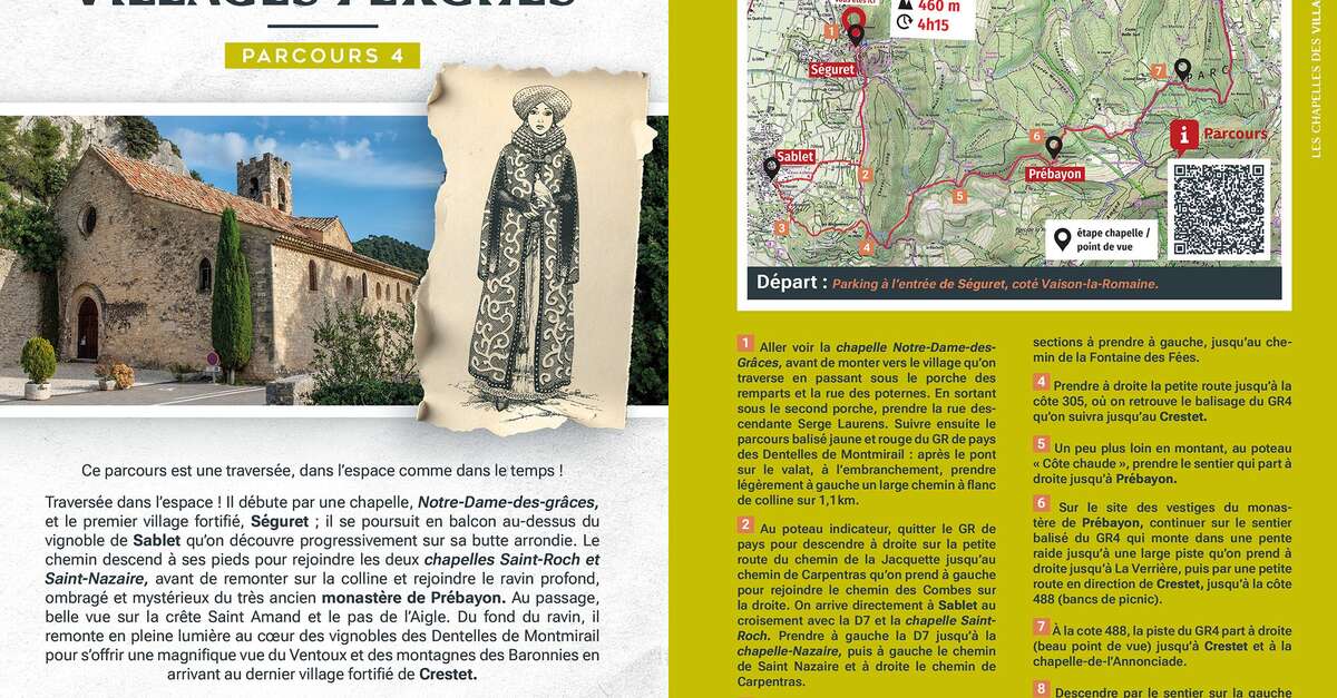 Les chapelles des villages perchés – de Crestet vers Séguret (Crestet ...