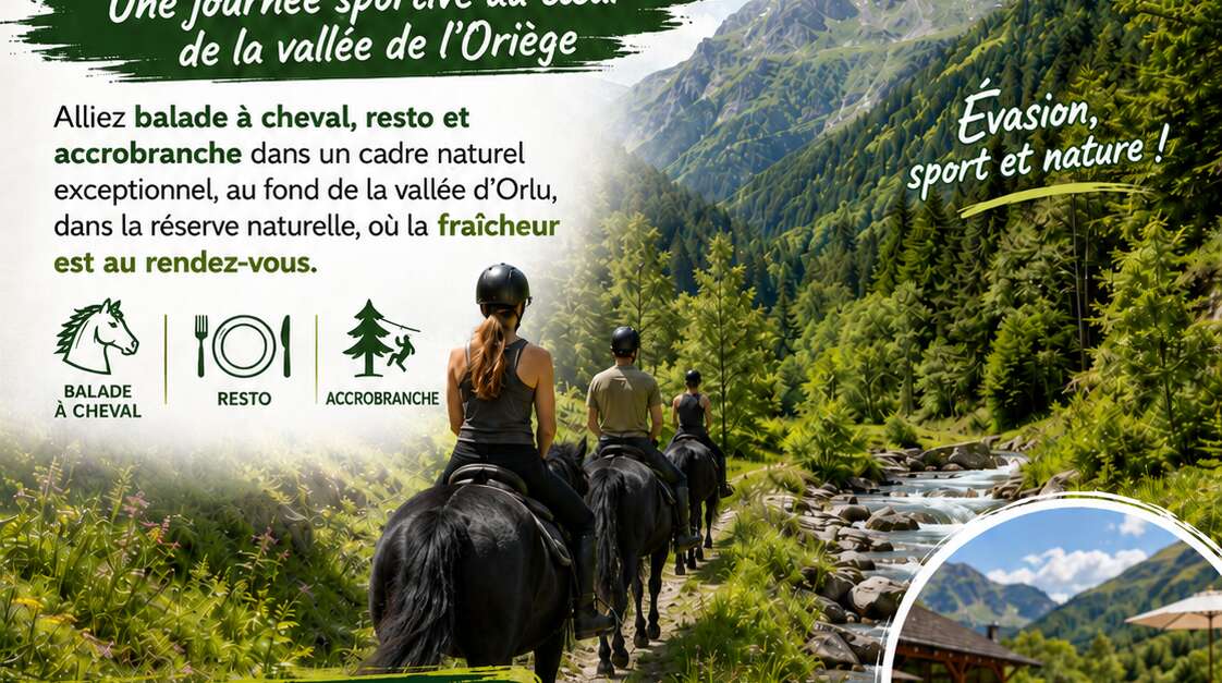 Rando Aventure avec le Haras des Cimes (Orgeix) | Office de Tourisme ...